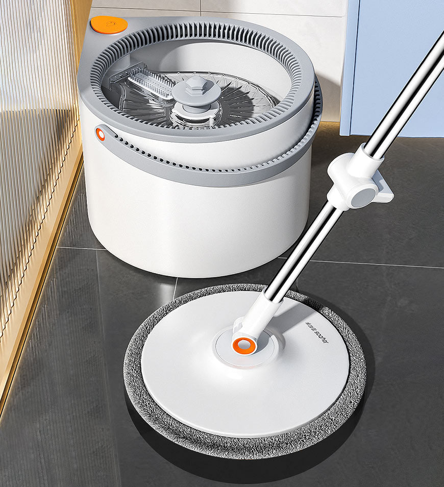 Joybos® 360 Spin Mop Bucket Set and Wringer with Three Types Mop Heads ...