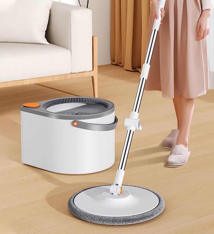 Joybos® 360 Spin Mop Bucket Set and Wringer with Three Types Mop Heads ...
